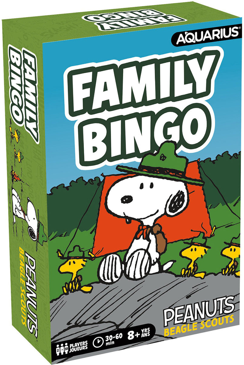 Family Bingo Peanuts Beagle Scouts – Little Plastic Fellas