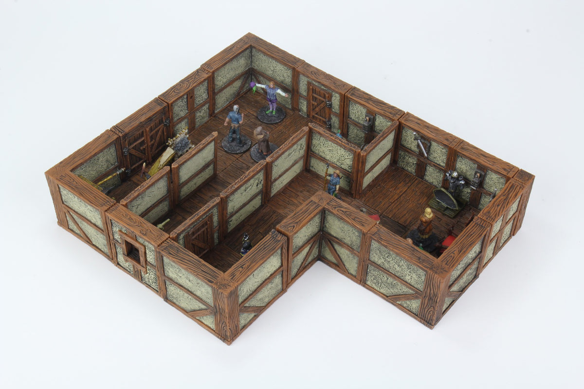 WarLock Tiles Town & Village II Full Height Plaster Walls Expansion ...